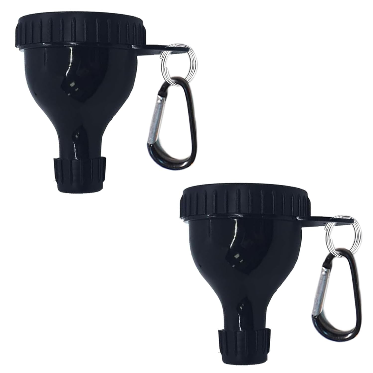 2 Pack Protein Powder Container to Go Funnel-Mini Funnel with Keychain ...