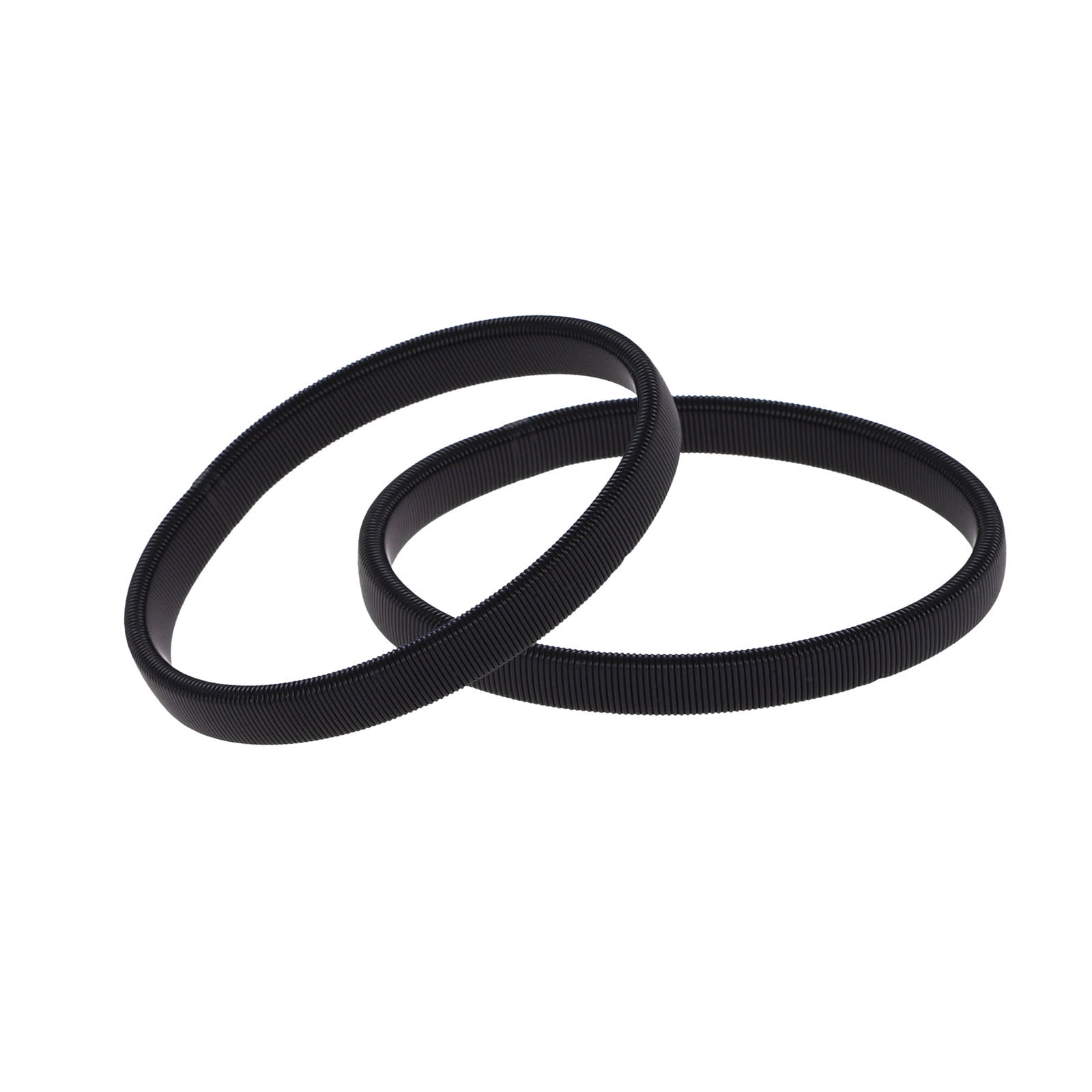 (2-Pack) Puawkoer 2Pc Mens Metal Spring Strap Elastic Stretch Bracelet ...