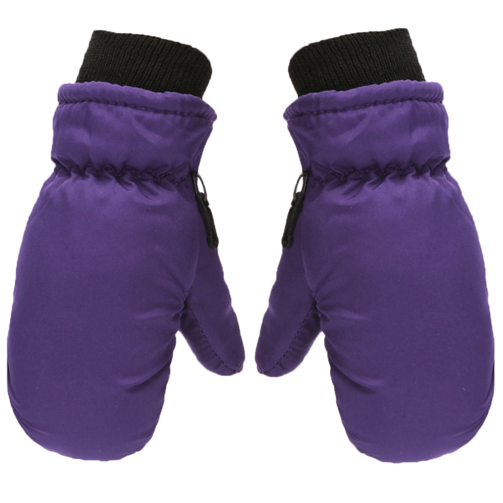 (2-Pack) Puawkoer Windproof S/M/L Size Winter Gloves Mittens Women Cold ...