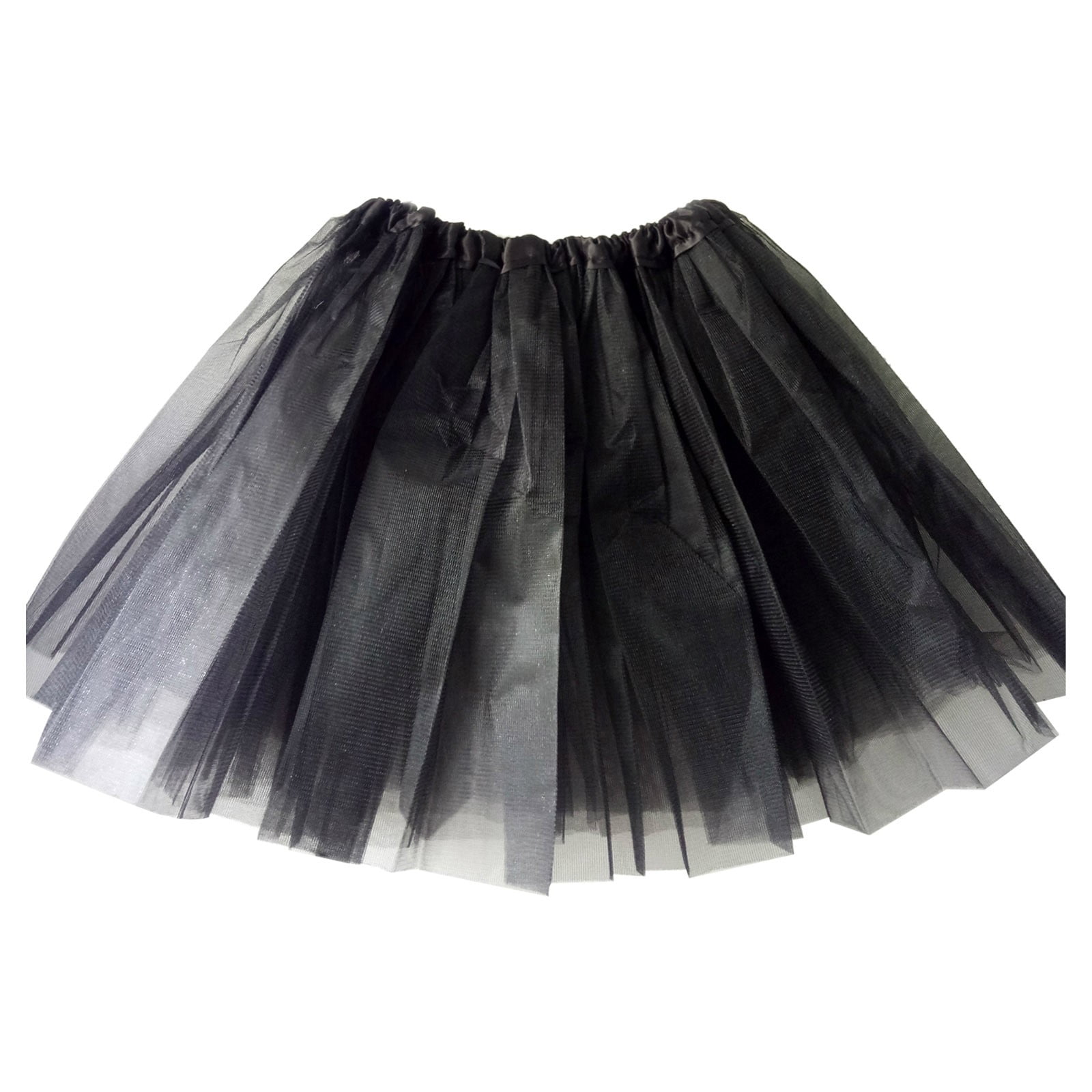 (2-Pack) Puawkoer Women Skirt Six Piece Tulle Table Skirt Mesh Skirt ...