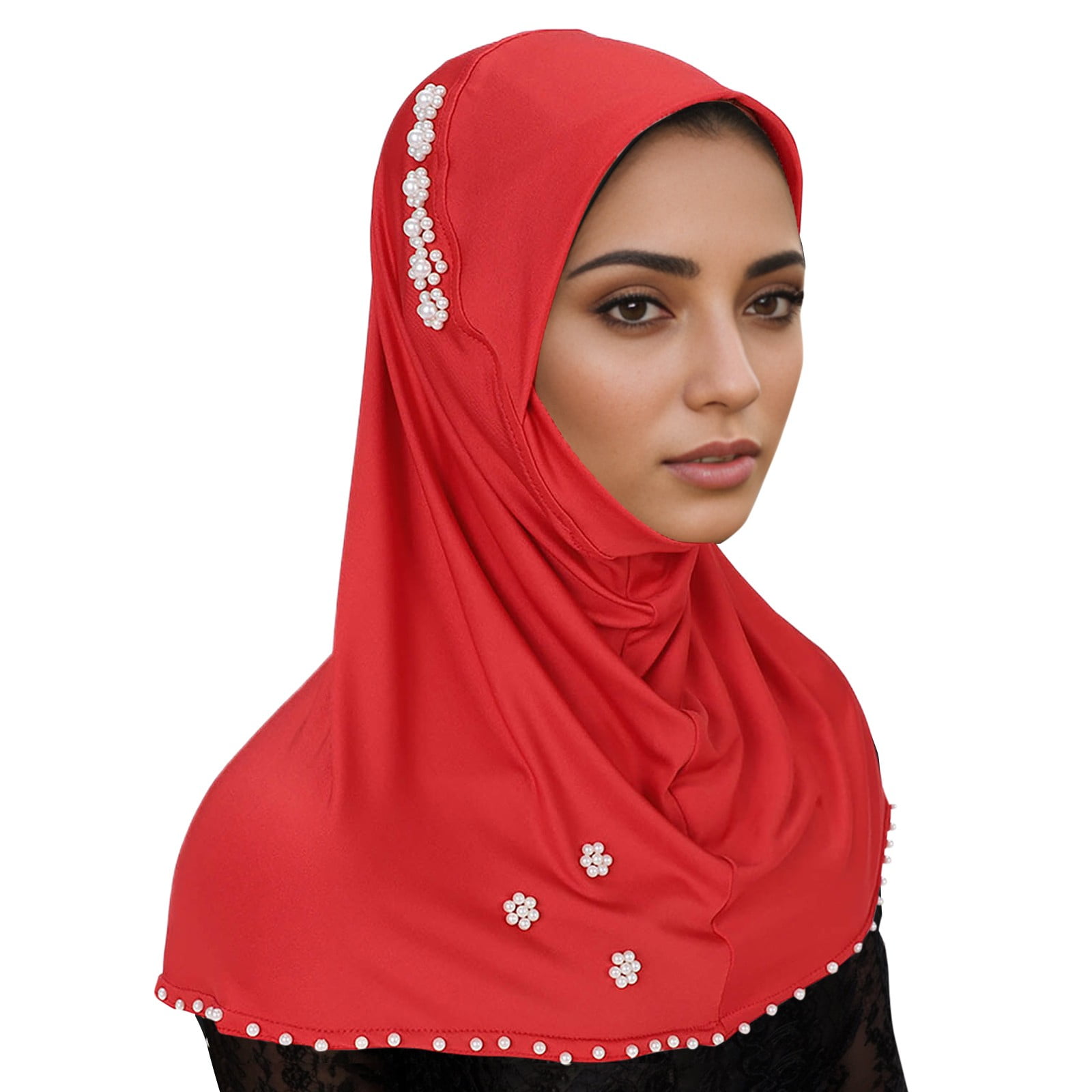 (2-Pack) Puawkoer Women's Solid Color Hijab Crisscross Headbandsable ...