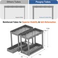 2 Pack Pull-Out Under Sink Storage Organizers, Multi-Purpose Cabinet ...
