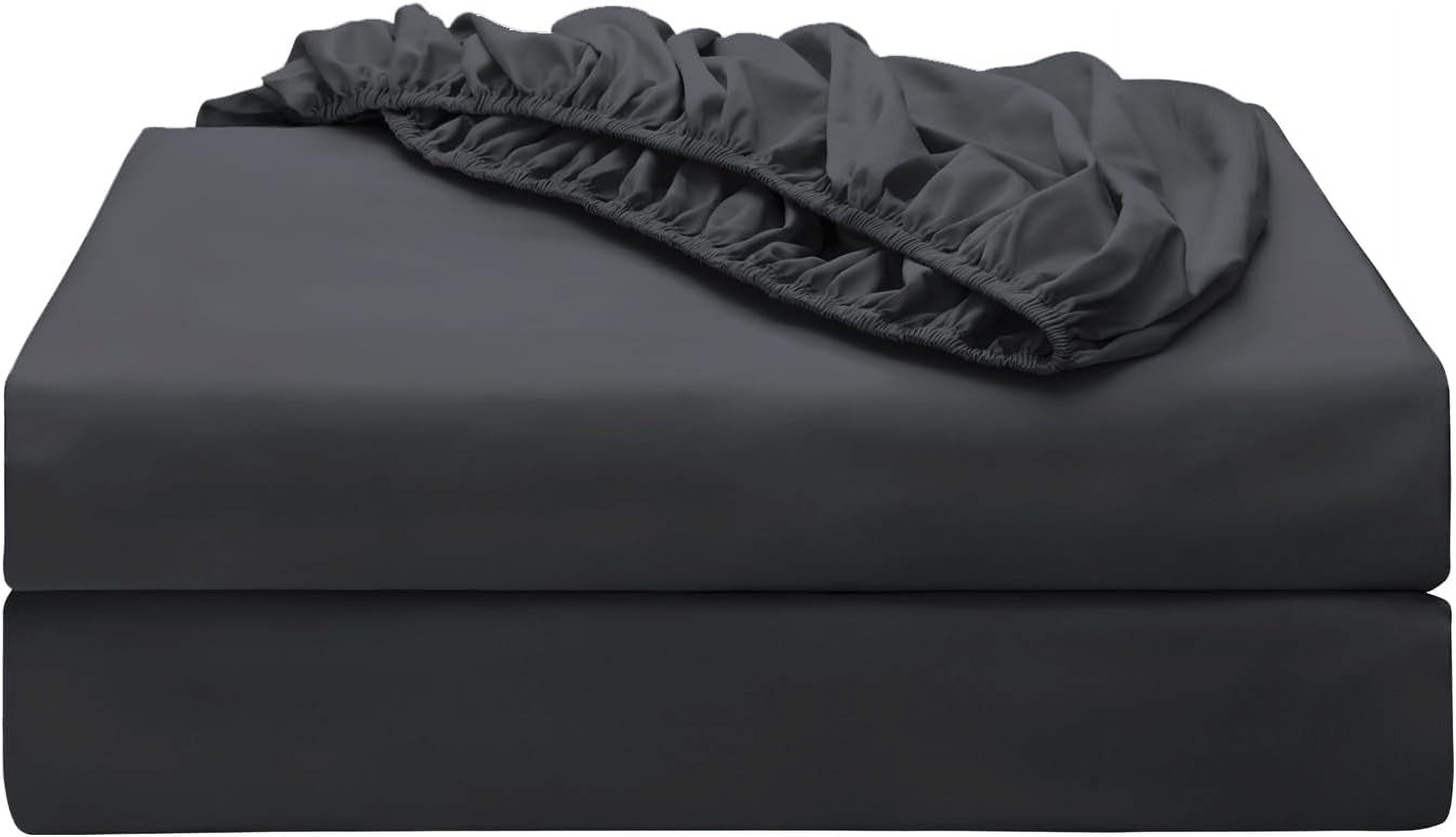 Shunjie.Home, 2-Pack Egyptian Cotton Twin XL Fitted Sheets, Split King ...
