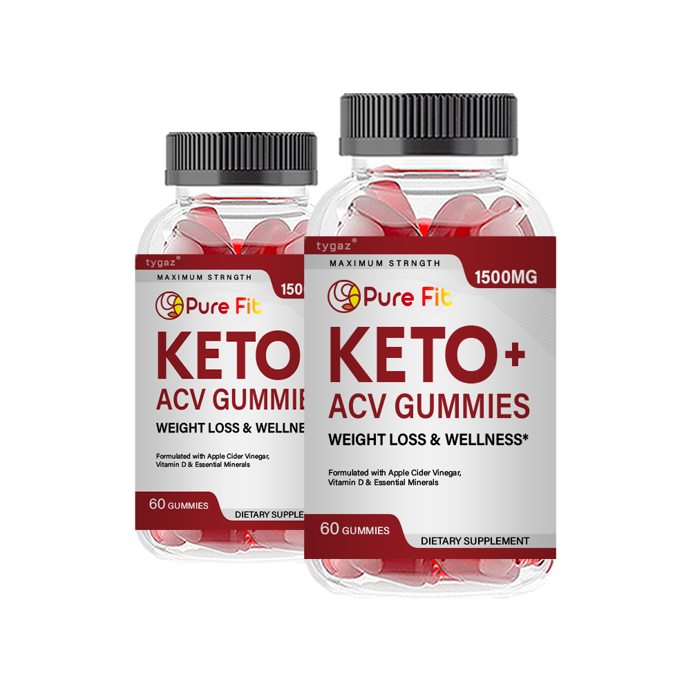 (2 Pack) Pure Fit Keto - Pure Fit Keto+ACV Gummies - Walmart.com