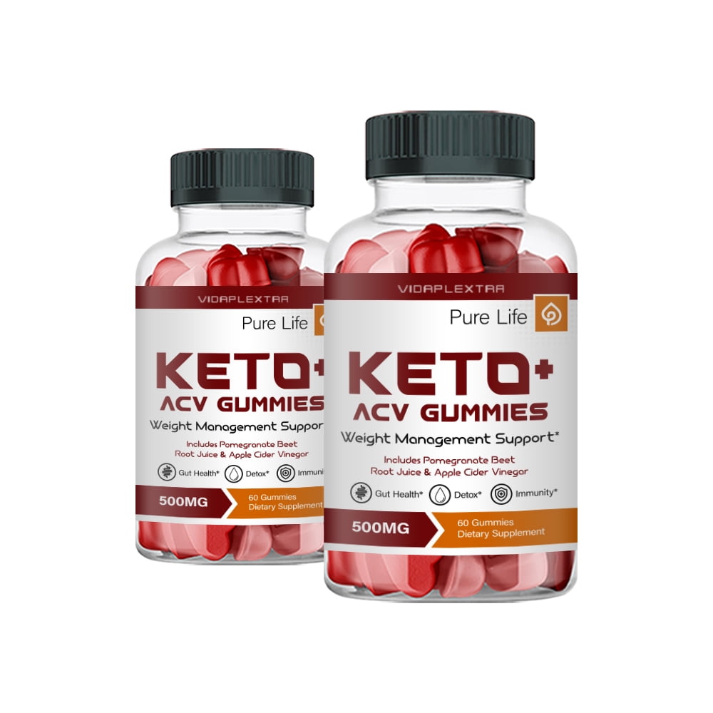 (2 Pack) Pure Life - Pure Life Keto Weight Management Support Gummies - Walmart.com