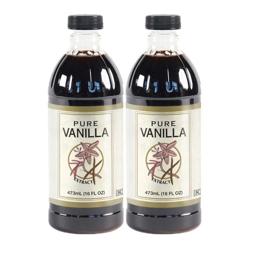 2 Pack | Pure Vanilla Extract (16 oz each) - Walmart.com
