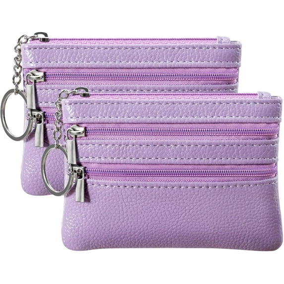 2 Pack Purse Pouch Change Card Holder Small Wallet with for Women and ...
