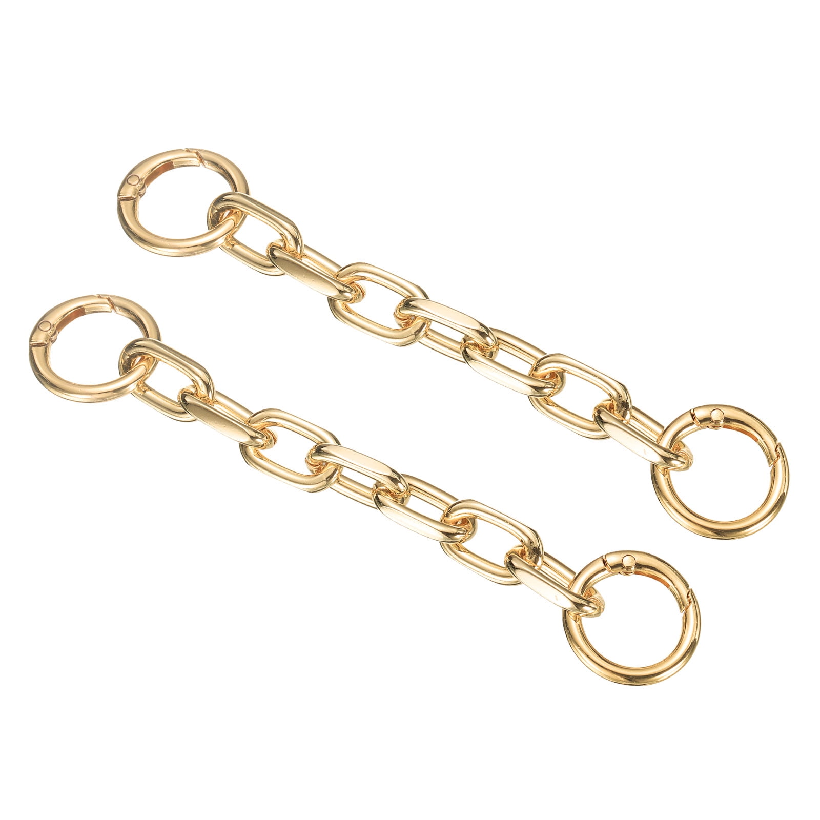 2 Pack Purse Strap Extender 5.9-Inch, Bag Extender Chain Light Gold, 0. ...