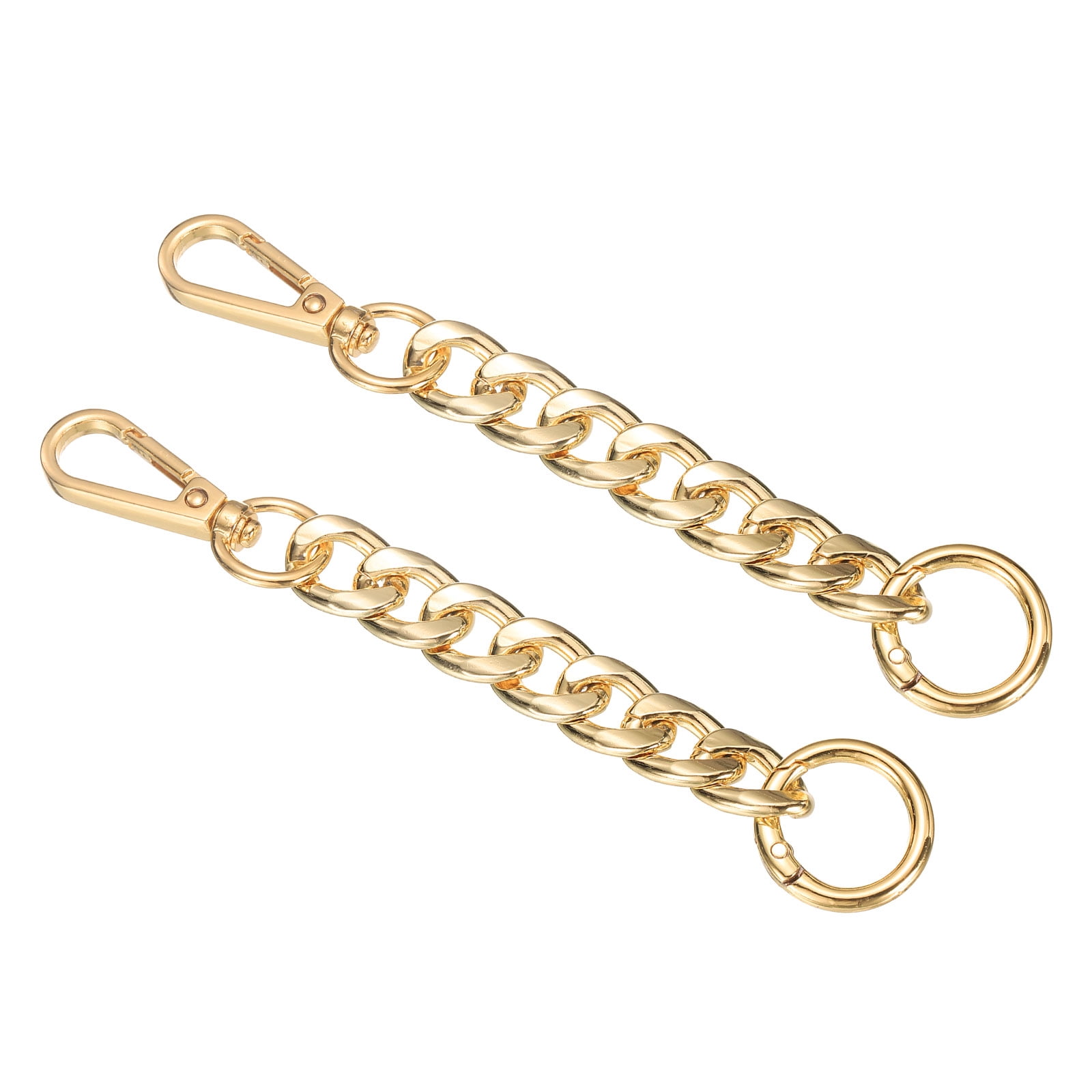 2 Pack Purse Strap Extender 5.9-Inch, Bag Extender Chain Light Gold, 0. ...