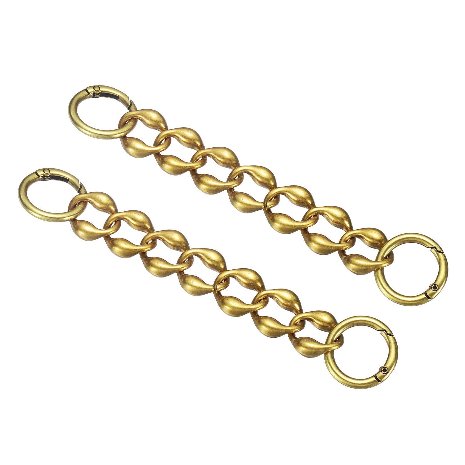 2 Pack Purse Strap Extender 6.3-Inch, Bag Extender Chain Dark Gold, 0.8 ...