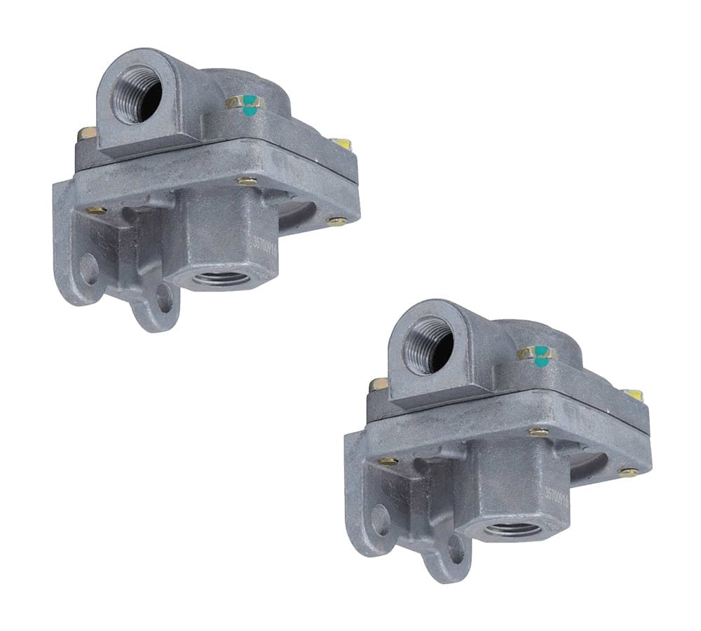 2 Pack QR-1 Quick Release Valve, 3/8 NPT Supply and Delivery Ports ...