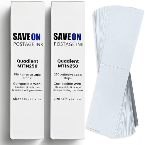 (2 Pack) Quadient MT1N250 Compatible Postage Meter Tapes for , in, iX ...