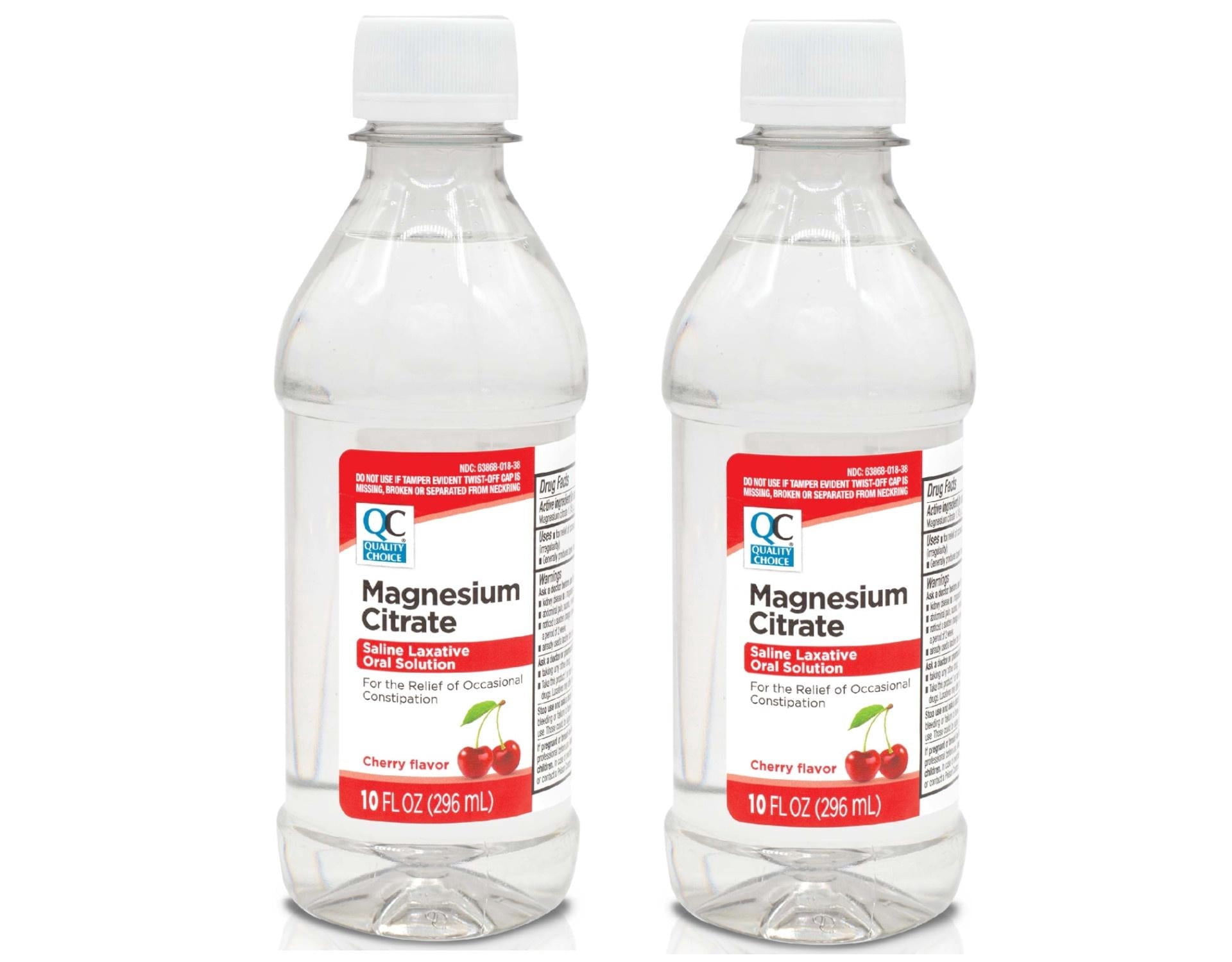 2 Pack - Quality Choice Magnesium Citrate, Saline Laxative Oral ...