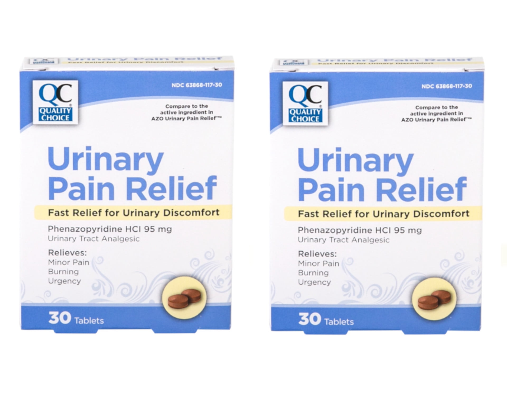Quality Choice Maximum Strength Urinary Tract Pain Reliever Medicine, 2 ...