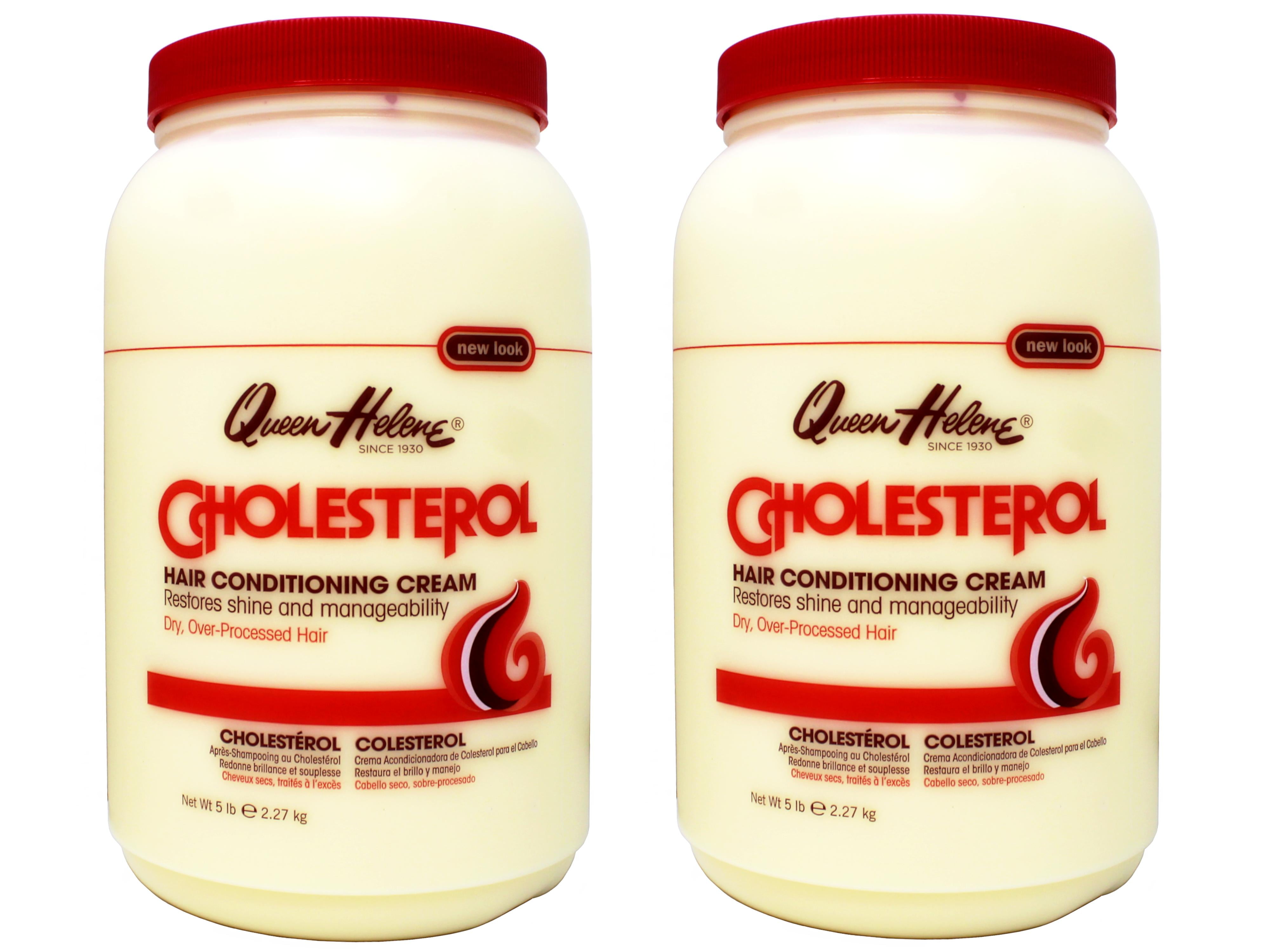 2 Pack - Queen Helene Cholesterol, Hair Conditioning Cream, Restores ...