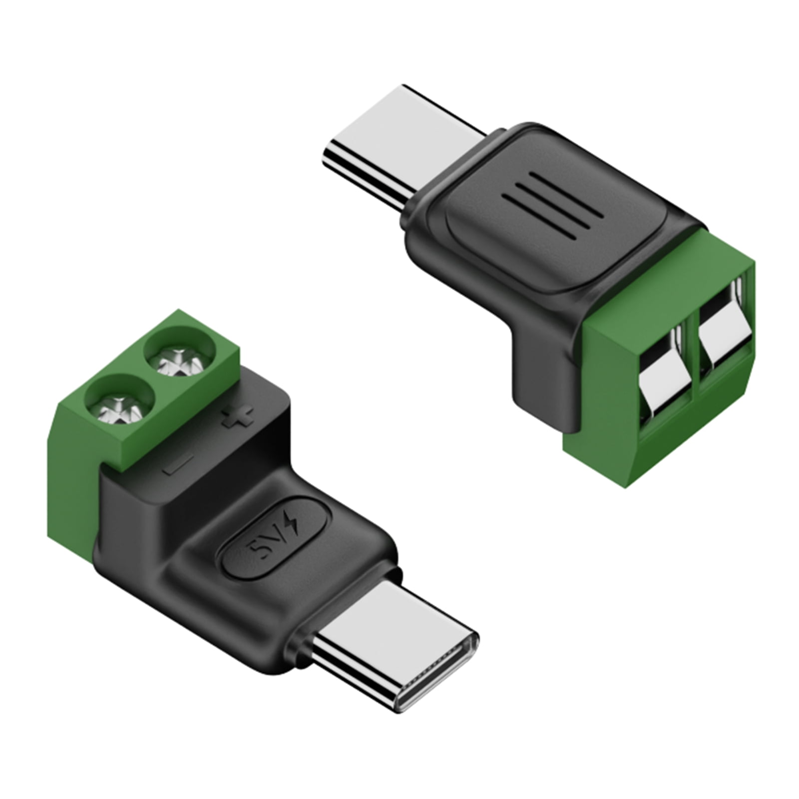 2 Pack Quick Connecting Type C 2Pin Adapters 5V3A Power Output for ...