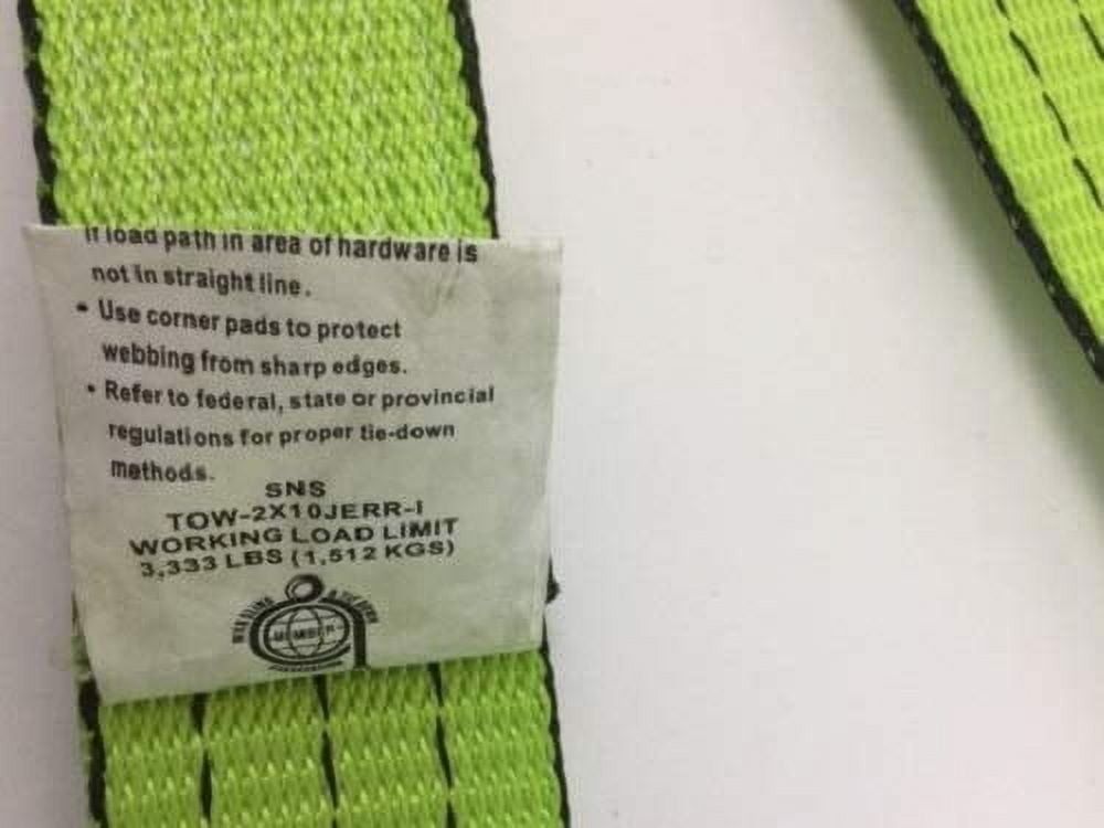 2 Pack Quick-Pick Wheel Lift Strap to fit Jerr-Dan MPL Element Basket ...