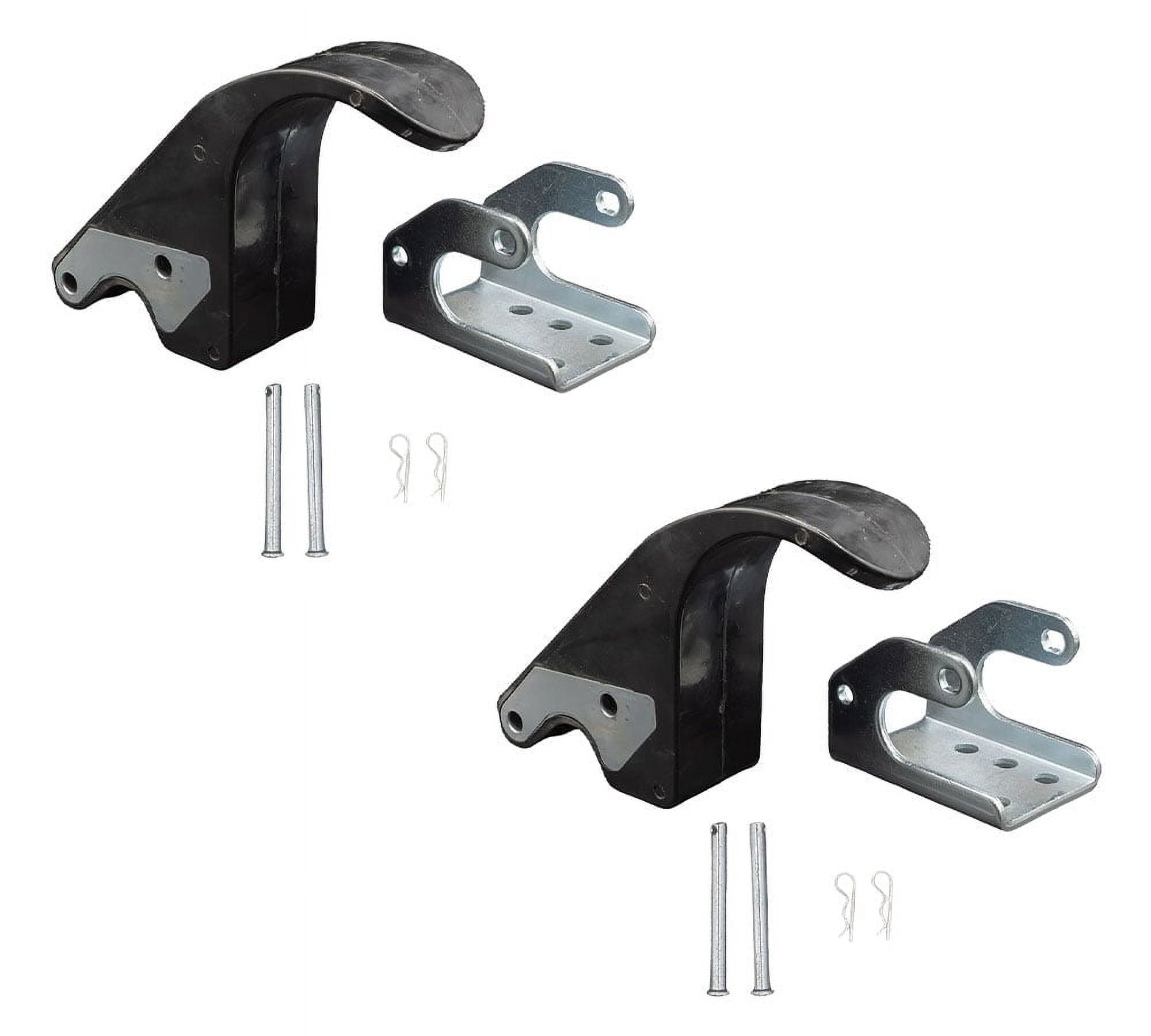 2 Pack Quick Release 6" Rubber Upright Tarp Stop Kit with Easy Stop ...