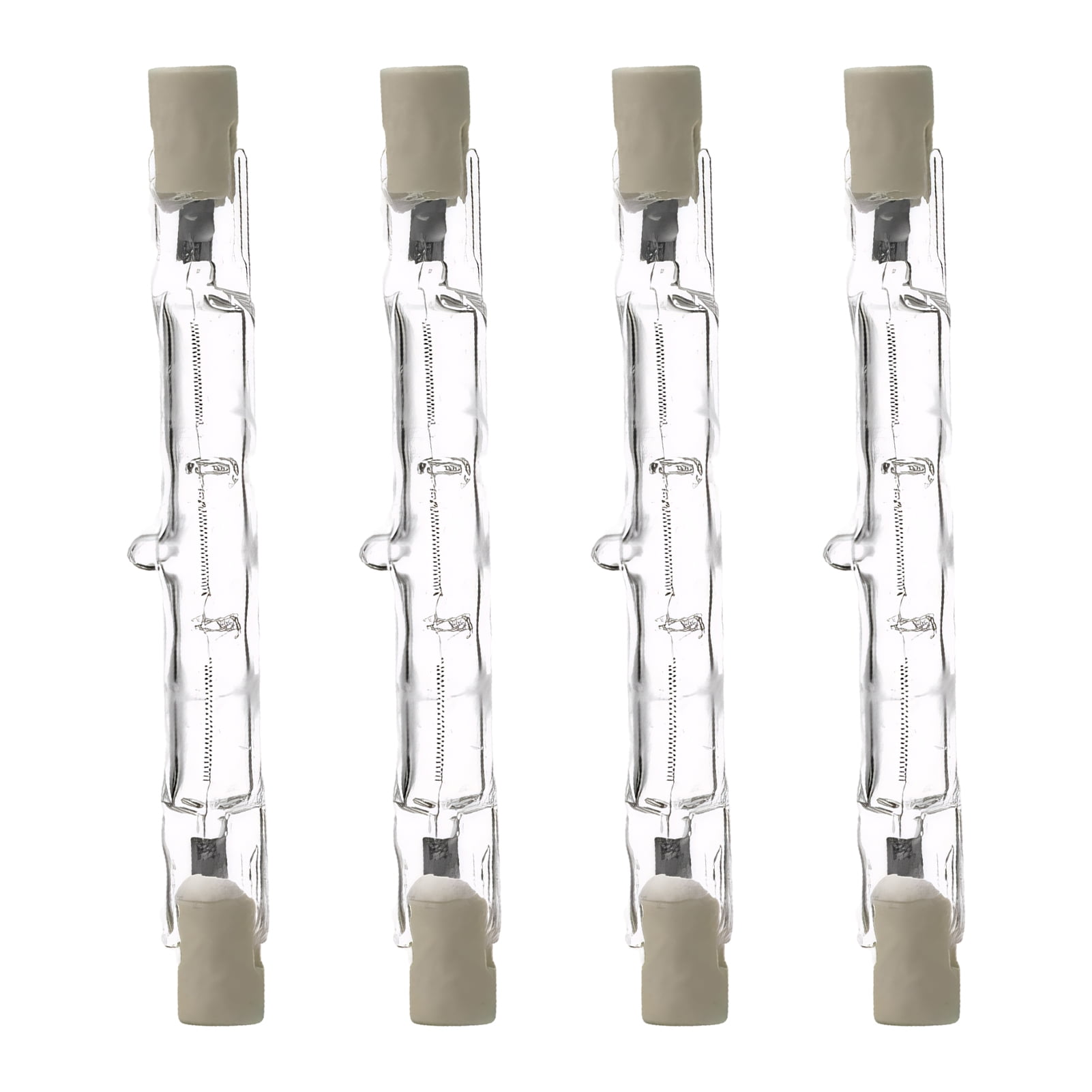 2 Pack R7s Halogen Bulb 118mm 220W Dimmable, J118 Security Light Bulb ...