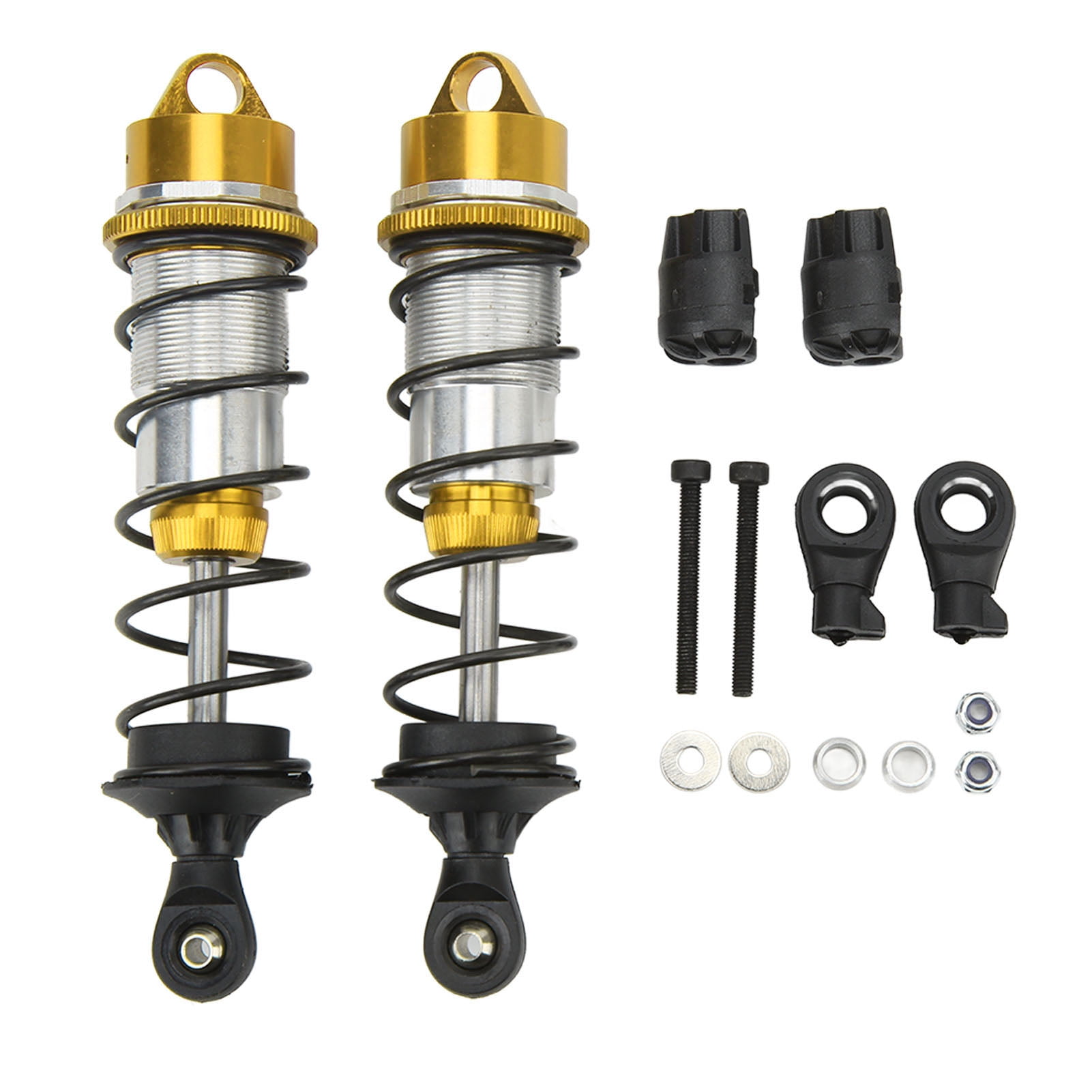 2-Pack RC Car Shock Absorber - Aluminum Alloy, High Elasticity Dampers ...