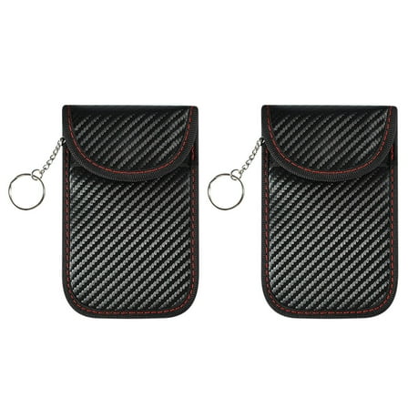 Faraday Key Fob Protector - 2 Pack Mini Anti-Theft Case, RFID Signal ...