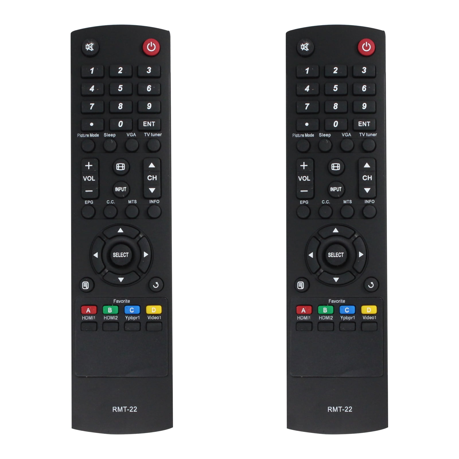 2-Pack RMT-22 Remote Control Replacement - Compatible with Westinghouse ...