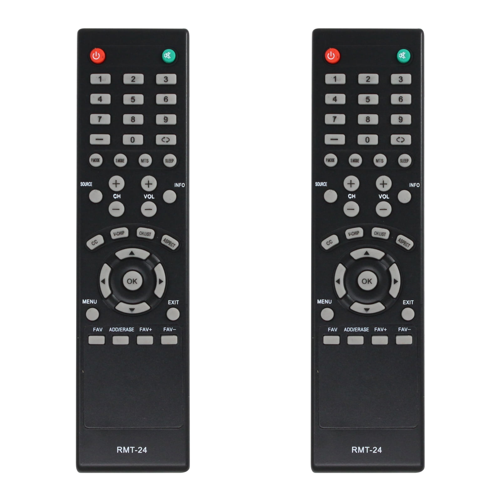 2-Pack RMT-24 Remote Control Replacement - Compatible with Westinghouse ...