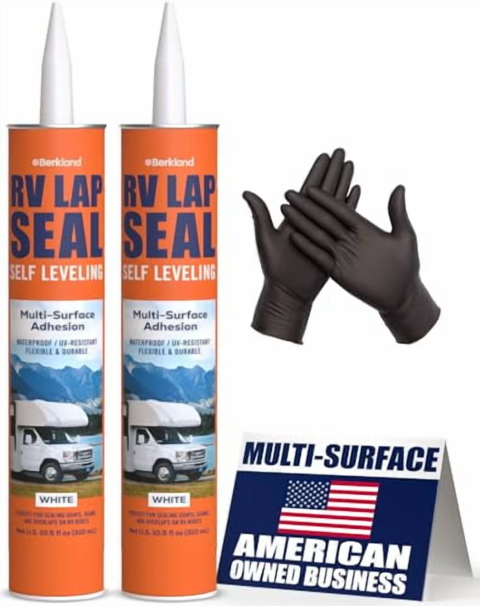 [2 Pack] RV Roof Sealant – [10 oz] Self-Leveling Lap Caulk for Roof ...