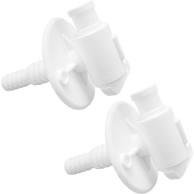 (2-Pack) RV Water Tank Drain Valve Used with 3/4-Inch or 1/2-Inch Vinyl ...