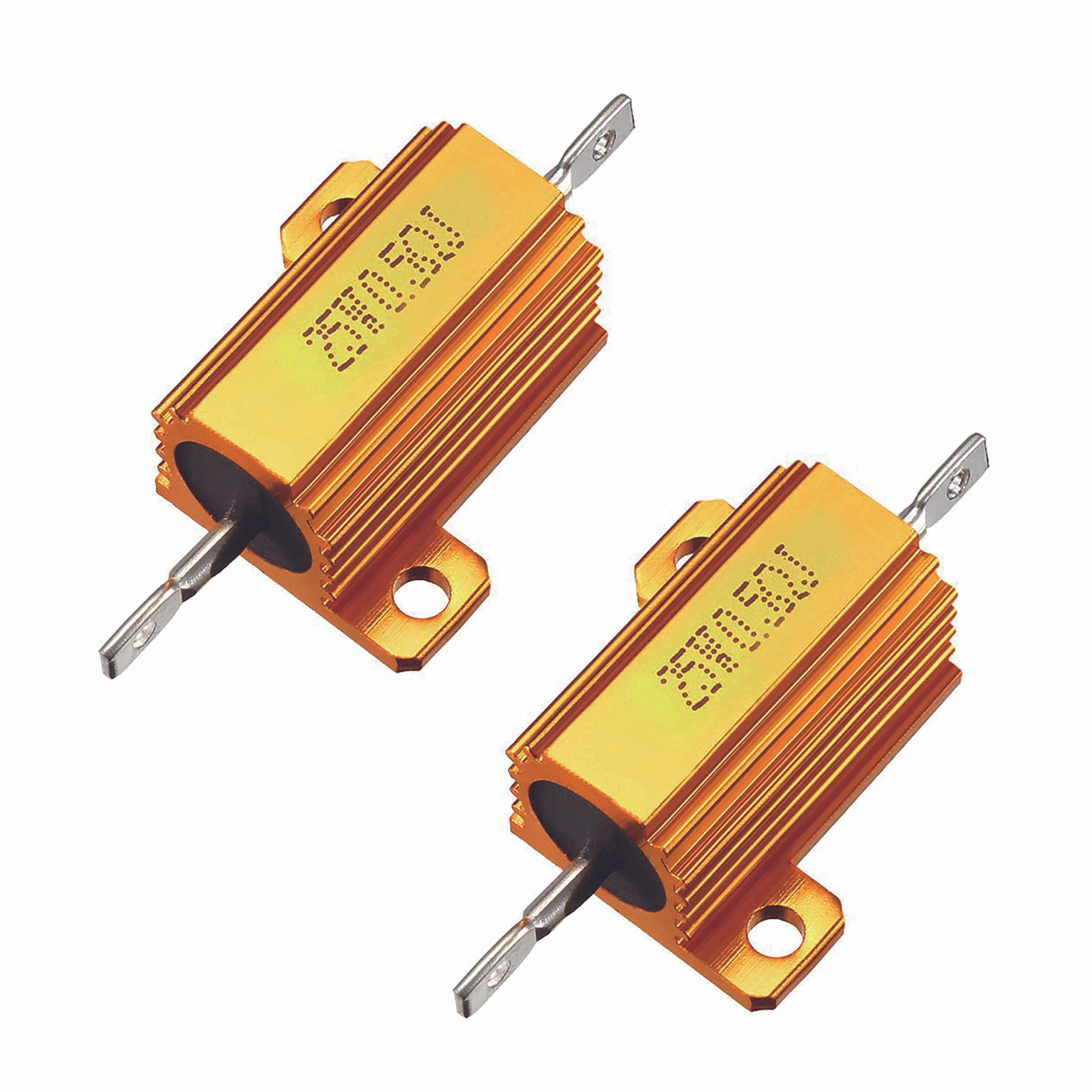 2 Pack RX24 Aluminum Shell Resistor,Housing Chassis Wire Wound Power ...