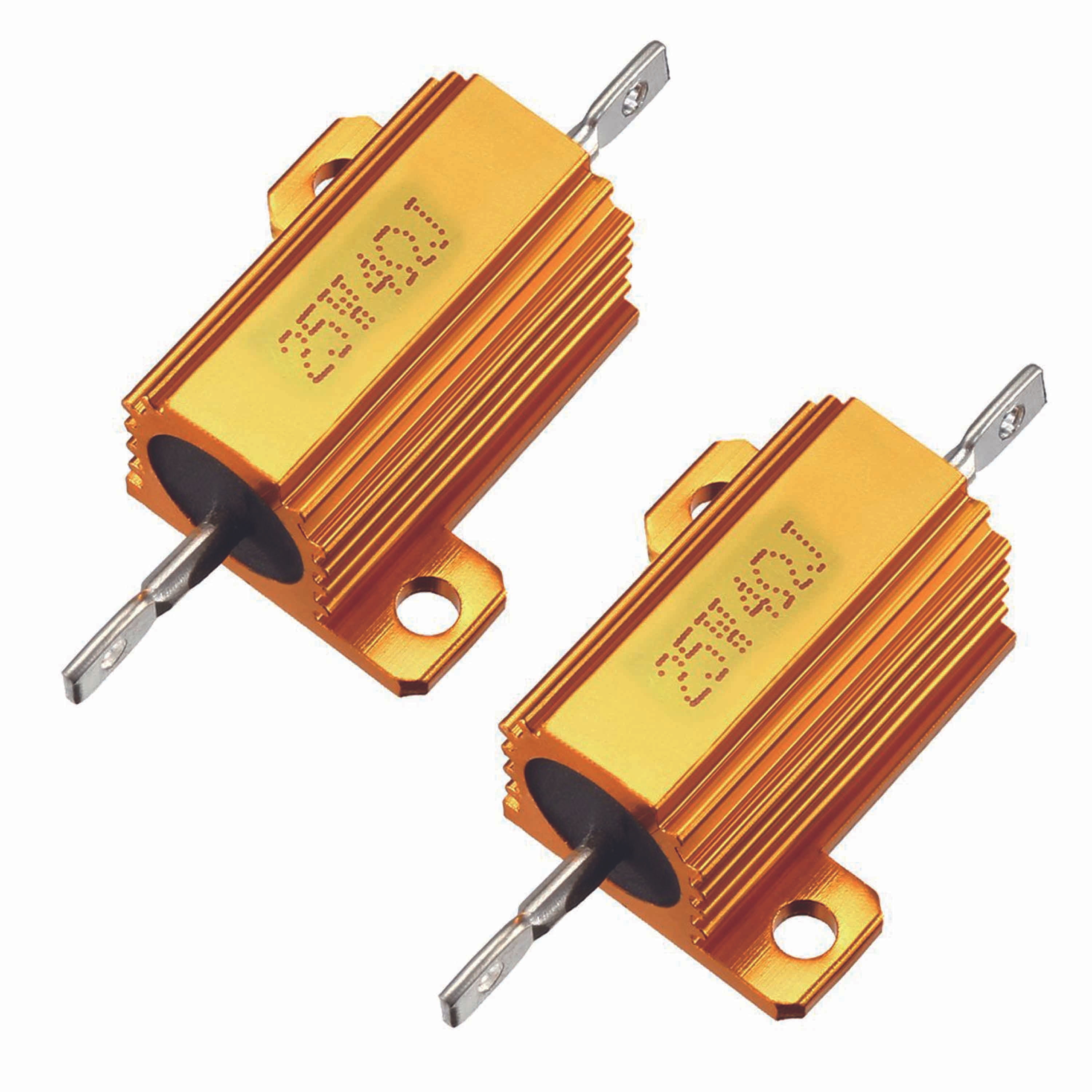 2 Pack RX24 Aluminum Shell Resistor,Housing Chassis Wire Wound Power ...