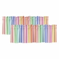 2 Pack Rainbow Lines Valance for Window Vertical Stripes Abstract ...