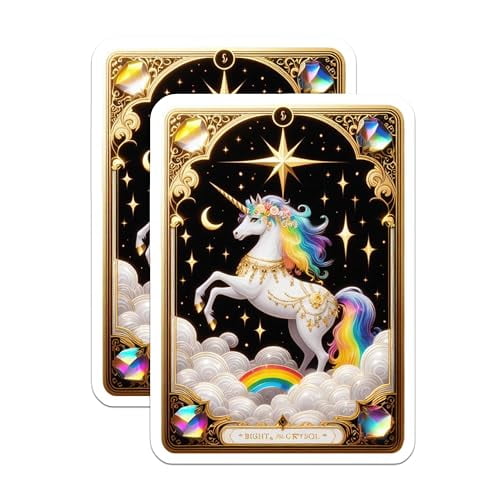 (2 Pack) Rainbow Unicorn Decor Magnet - Colorful Fridge Decor - 5" On ...