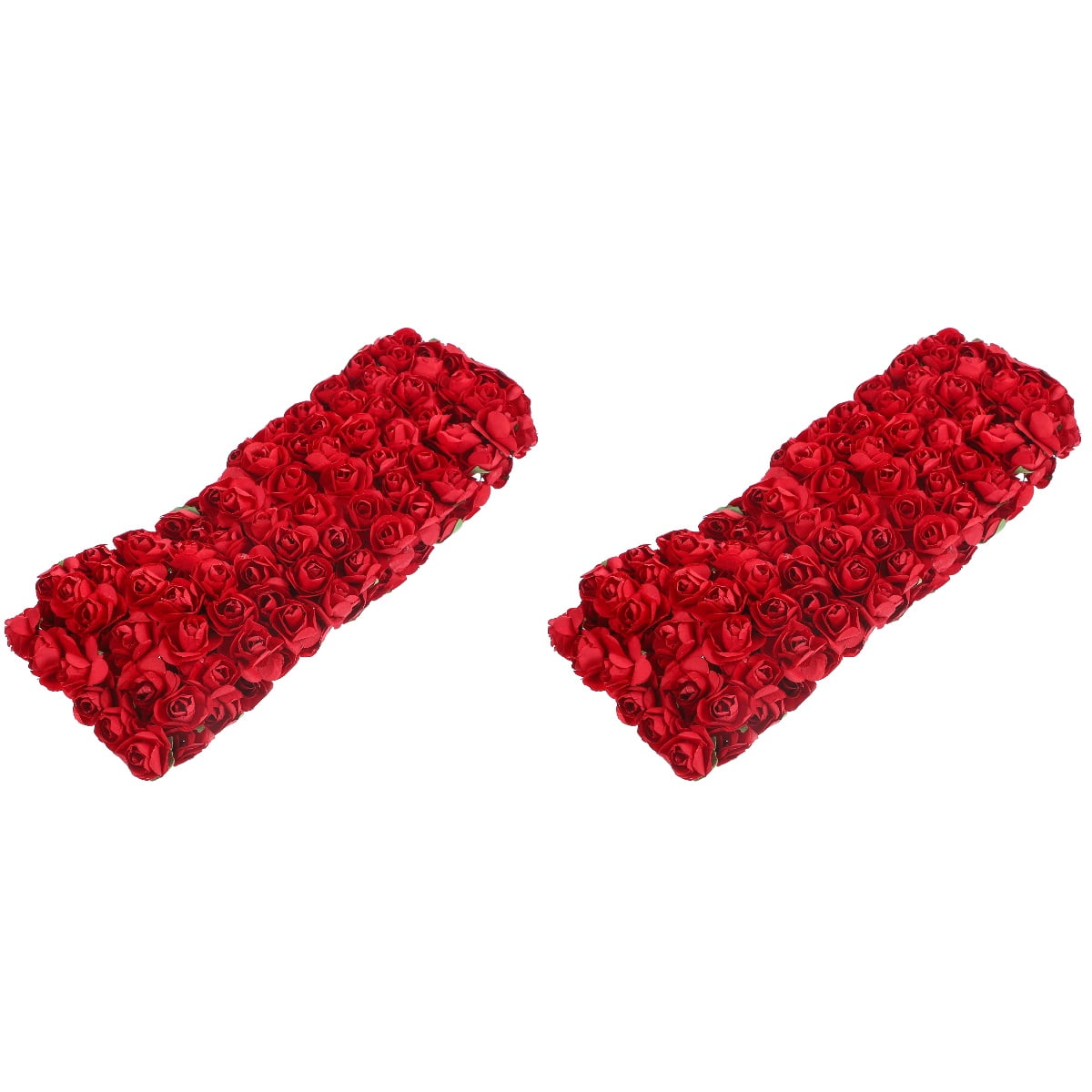 2 Pack Real Paper Rose DIY Crafts Simulation Roses - Walmart.com