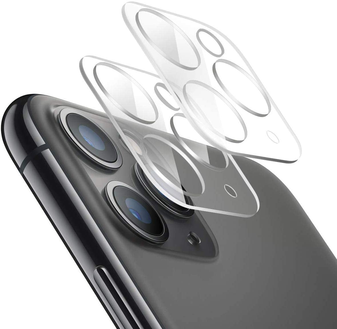 Entronix 2-Pack Rear Camera Lens Protector for iPhone 11 Pro, 11 Pro ...