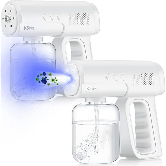 2 Pack Rechargeable Atomizer Sprayer Gun Handheld Nano Spray Cordless ...