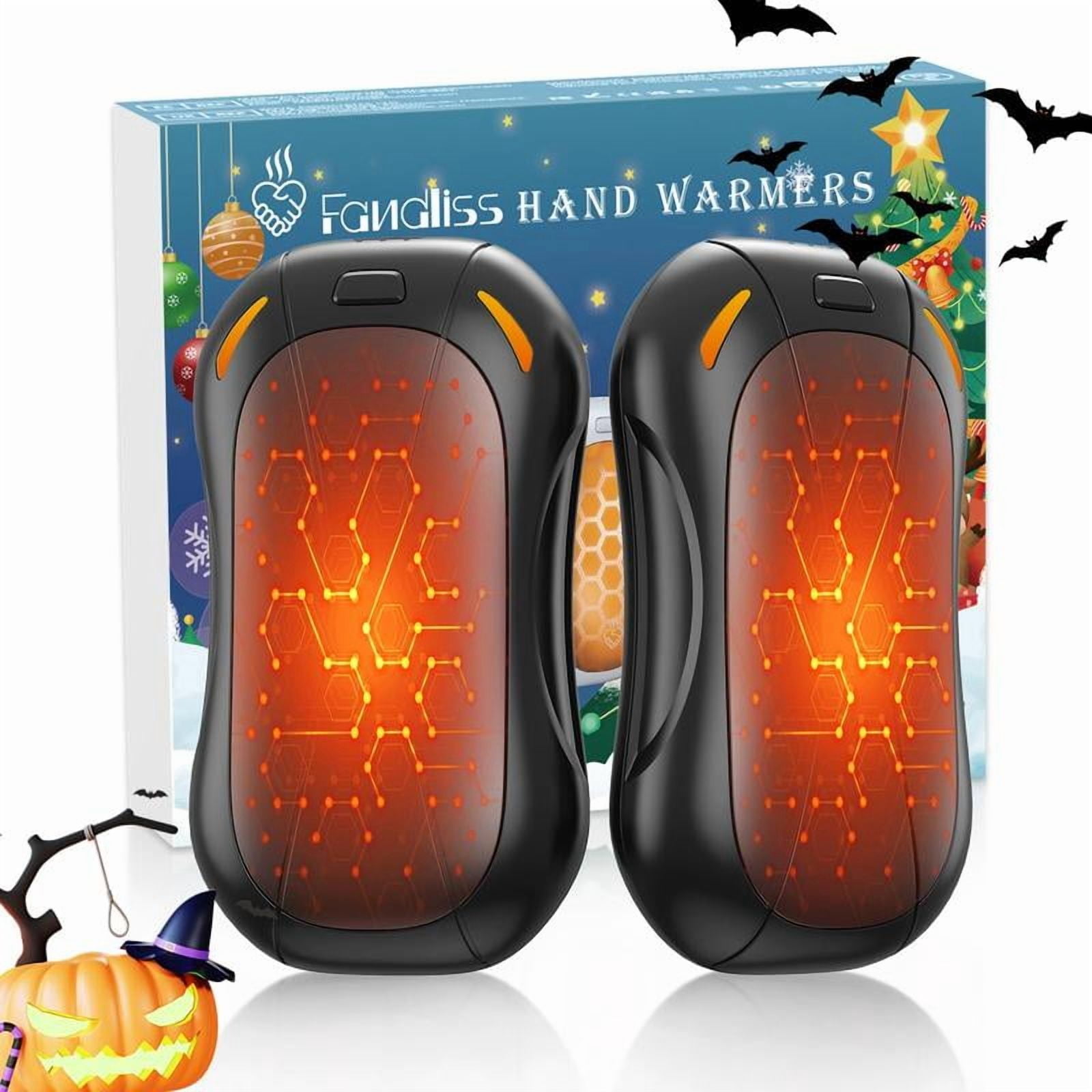 2 Pack Rechargeable Magnetic Hand Warmers, 3 Heat Settings USB Pocket ...