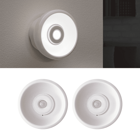 2 Pack Rechargeable Motion Sensor Light Indoor, Wireless Under Cabinet ...