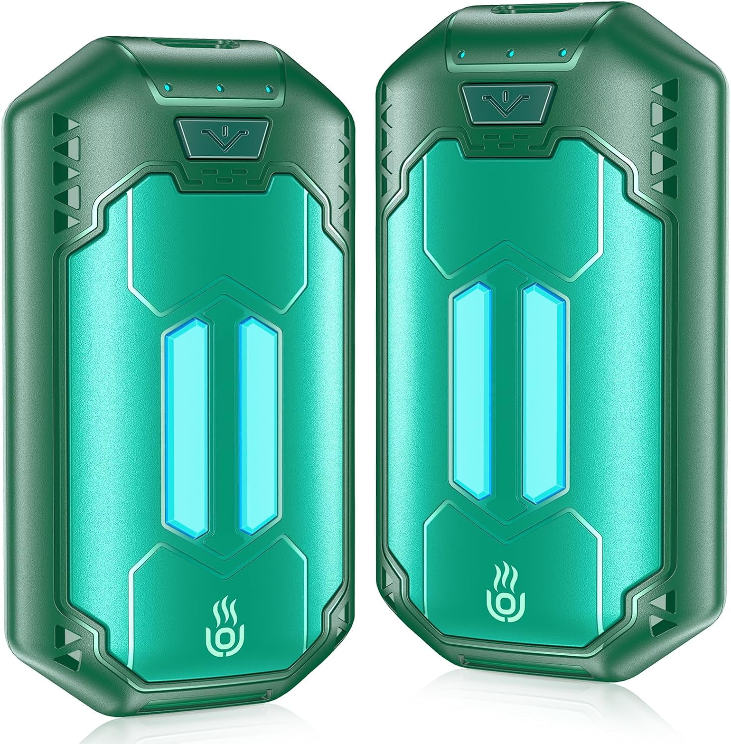 2 Pack Rechargeable Snap - on Hand Warmers, 3000mAh Each with AI ...