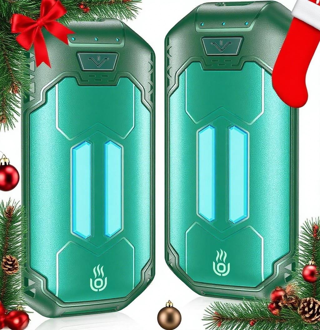 2 Pack Rechargeable Snap - on Hand Warmers, 3000mAh Each with AI ...
