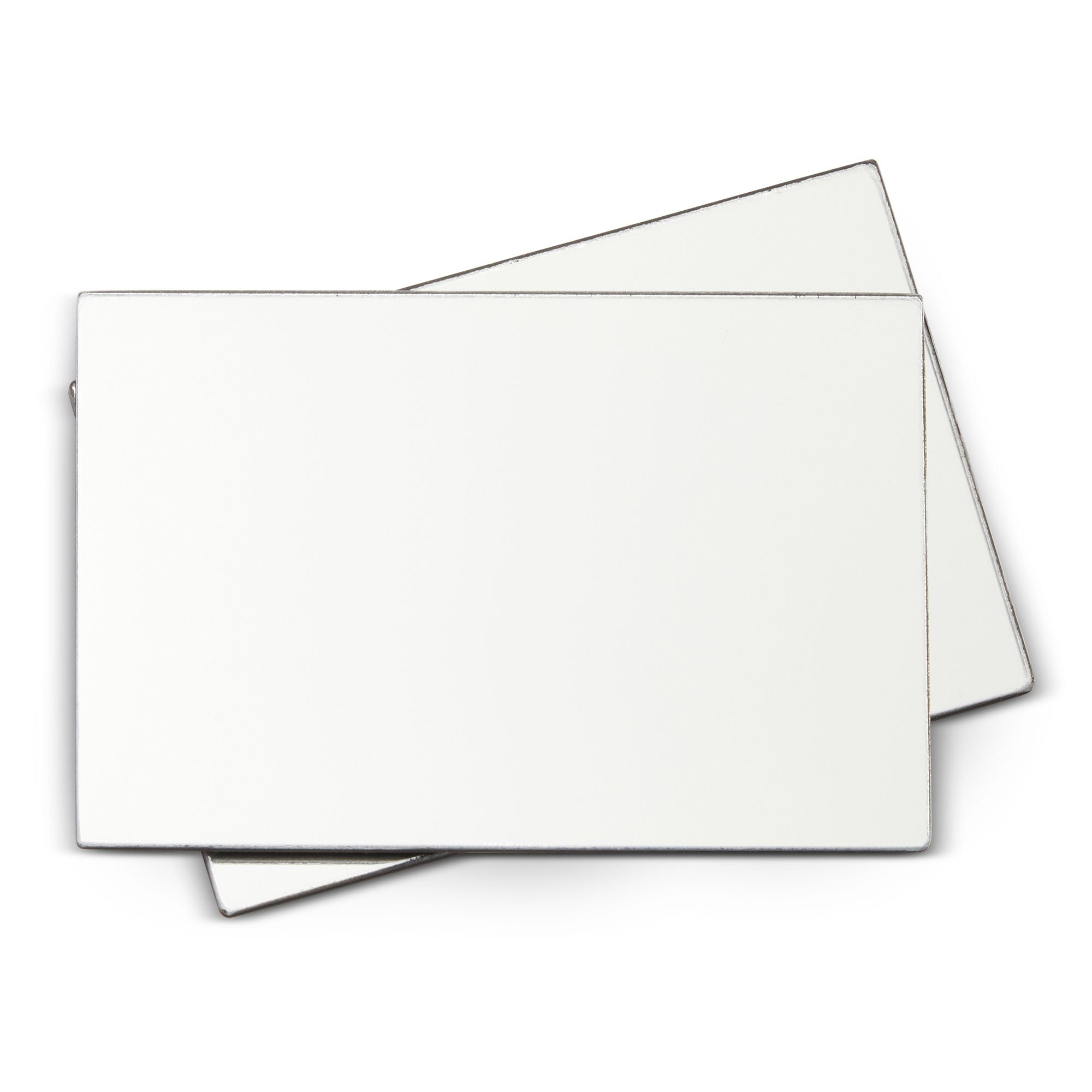 2 Pack Magnetic Locker Mirror, Rectangular, Makeup Mirror (4x6 in) for ...