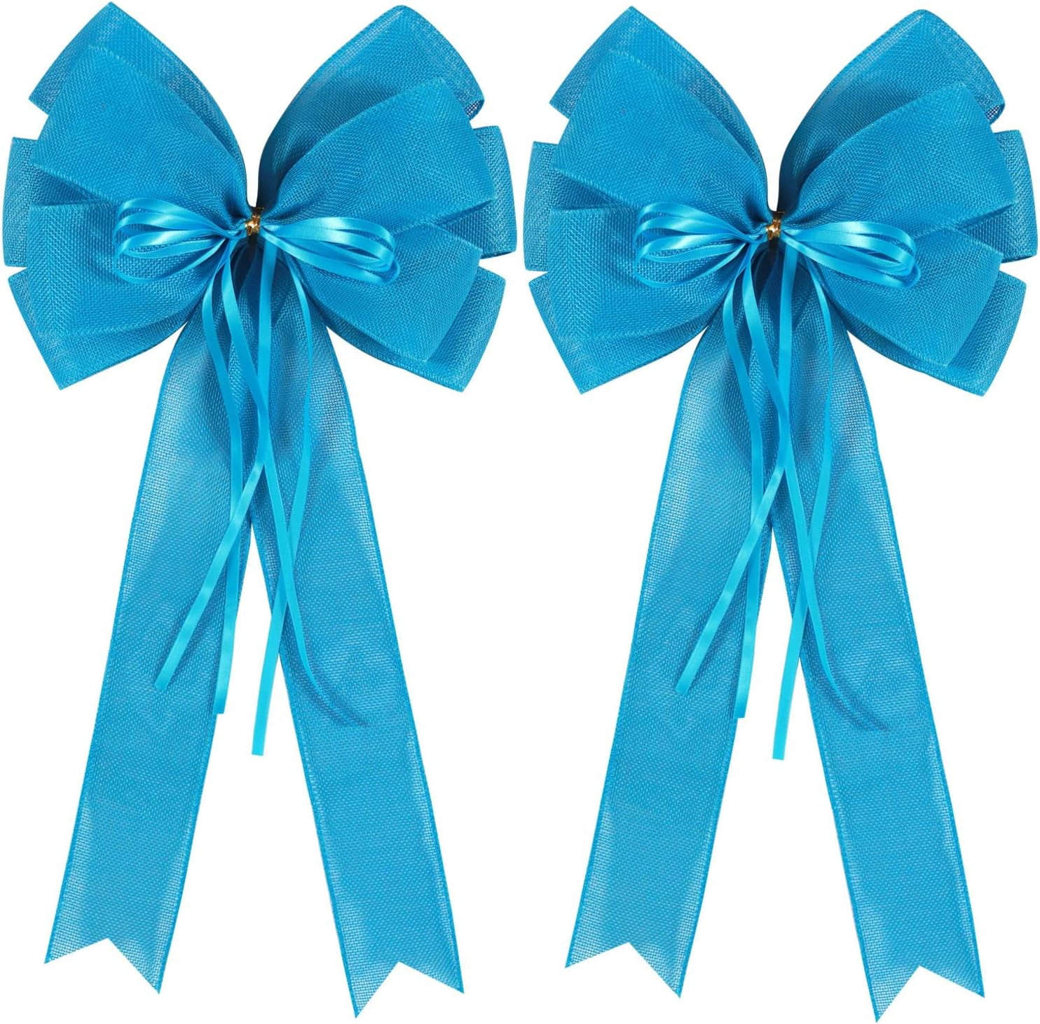 2 Pack Red Christmas Bows Outdoor Decorations,12”x20” Large Velvet ...