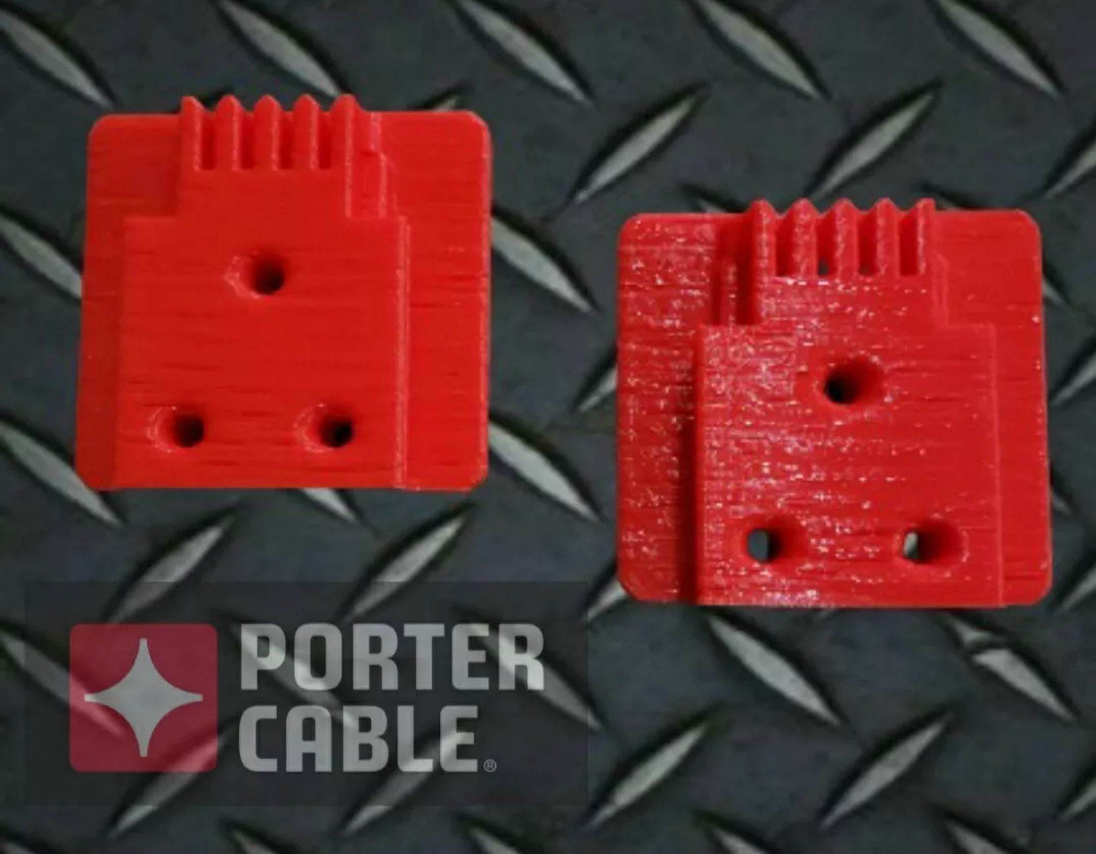 **2 Pack** Red Porter Cable 20V Tool Holder Mount Wall/Under Shelf ...