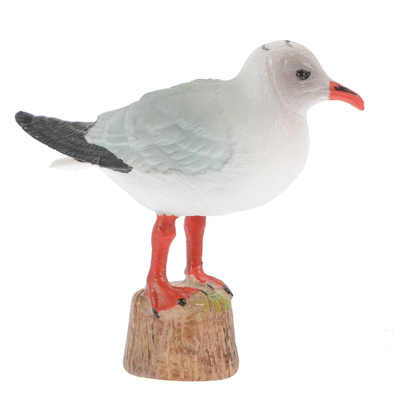 2 Pack Red-billed Model Home Decor Nautical Seagull Figurine Fairy ...
