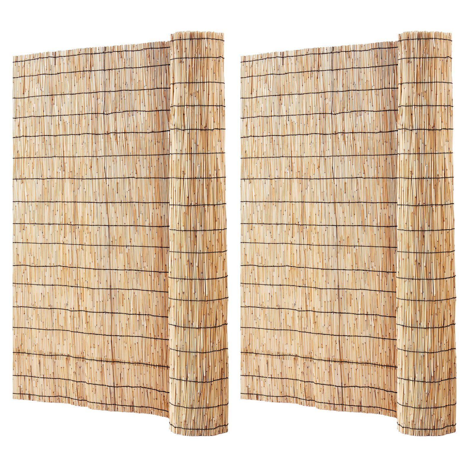 2-Pack Reed Fence Landscaping Privacy Blind Fencing Screen 16.4' x 4 ...