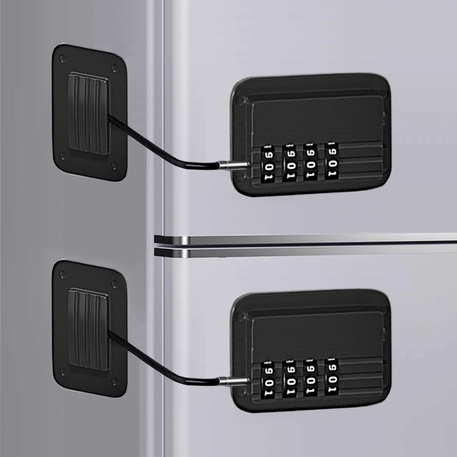 2 Pack Refrigerator Lock, Cabinet Locks, Child Safety Cabinet Locks ...