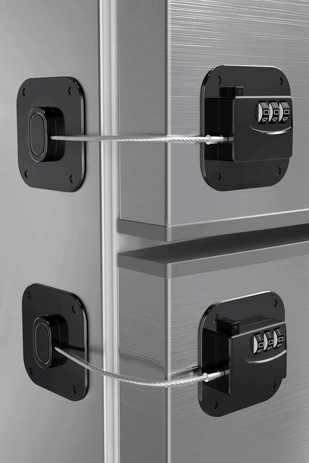 2 Pack Refrigerator Lock, Upgraded Child Safety Fridge Lock for ...