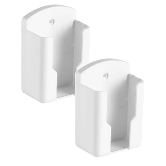 2 Pack Remote Control Holder, Self-Adhesive Wall Mount Phone Holder ...