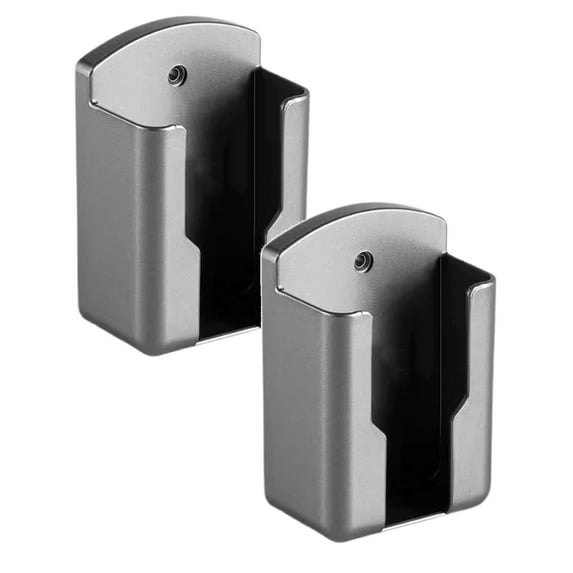2 Pack Remote Control Holder, Self-Adhesive Wall Mount Phone Holder ...