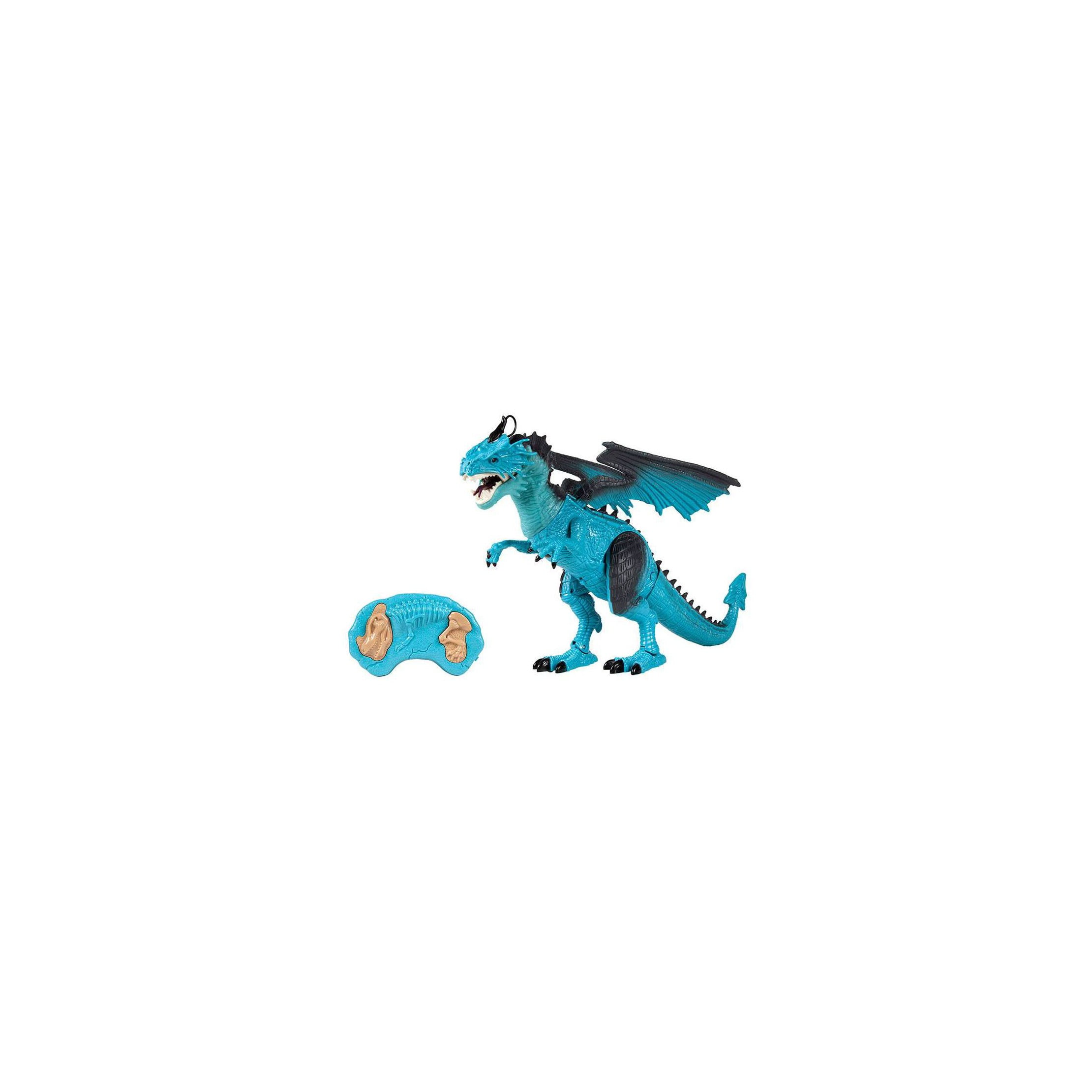 [2 Pack]- Remote Control Monster World Blue Dragon Electric Walking ...